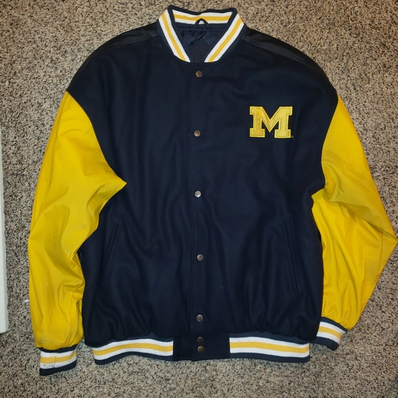 Steve & Barry's | Jackets & Coats | Vintage Michigan Varsity Jacket ...